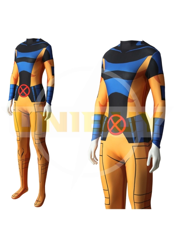 X-Men 97 Jean Grey Costume Cosplay Suit Bodysuit For Kids Adult Unibuyplus