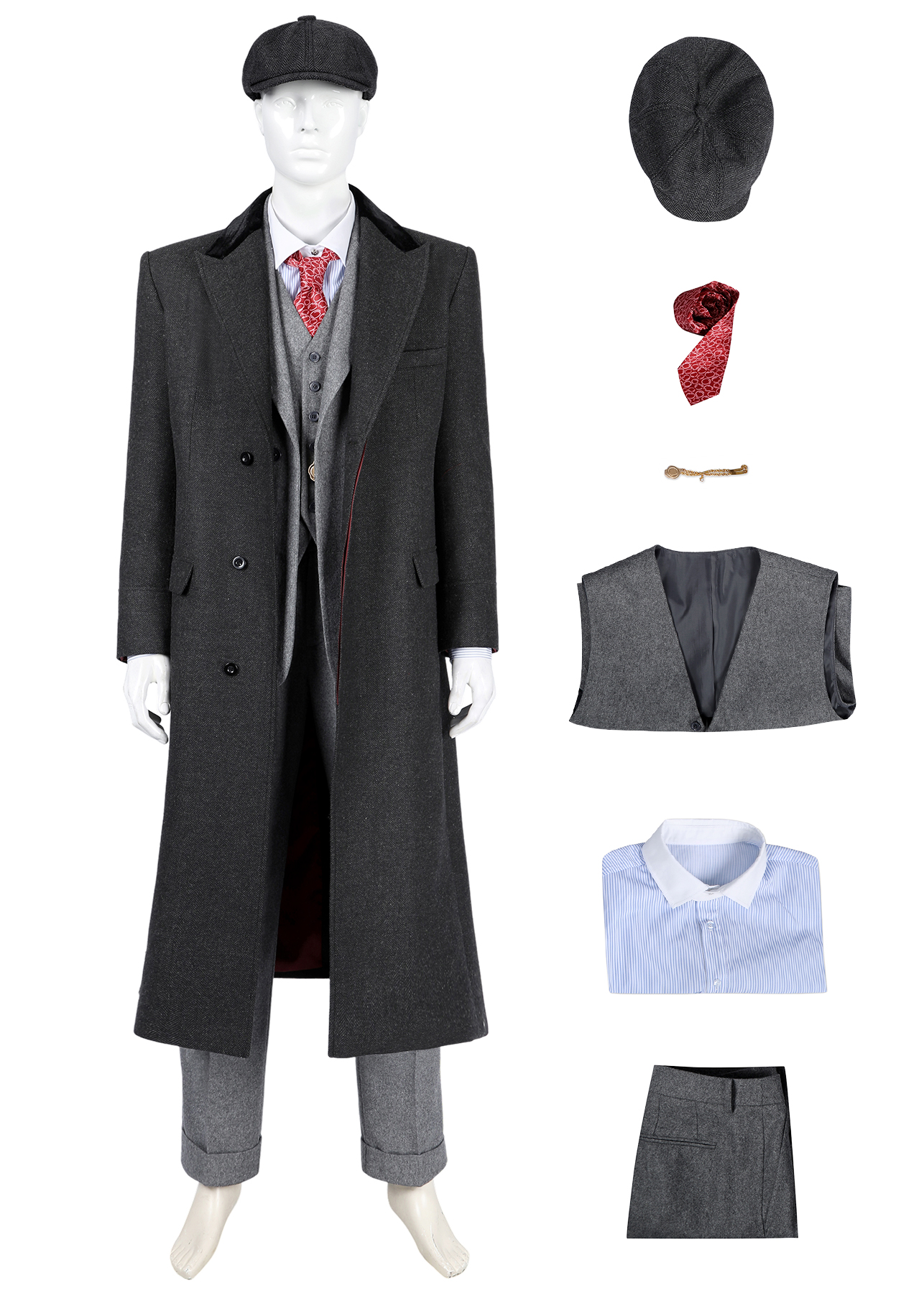 Peaky Blinders 6 Tommy Shelby Costume Cosplay Suit Unibuyplus