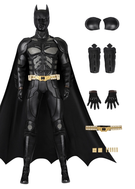The Dark Knight Rises Batman Costume Cosplay Suit Bruce Wayne Unibuyplus