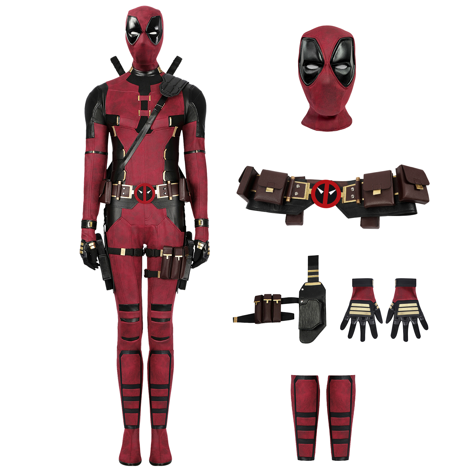 Deadpool 3 Ladypool Cosplay Costume Suit Unibuyplus