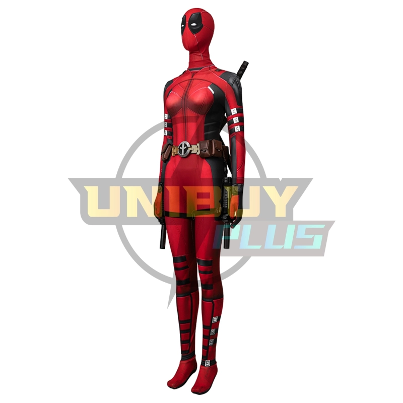 Deadpool 3 Ladypool Bodysuit Costume Cosplay Suit Unibuyplus