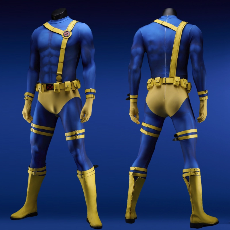 X-Men 97 Cyclops Bodysuit Costume Cosplay Suit Scott Summers Outfit ...