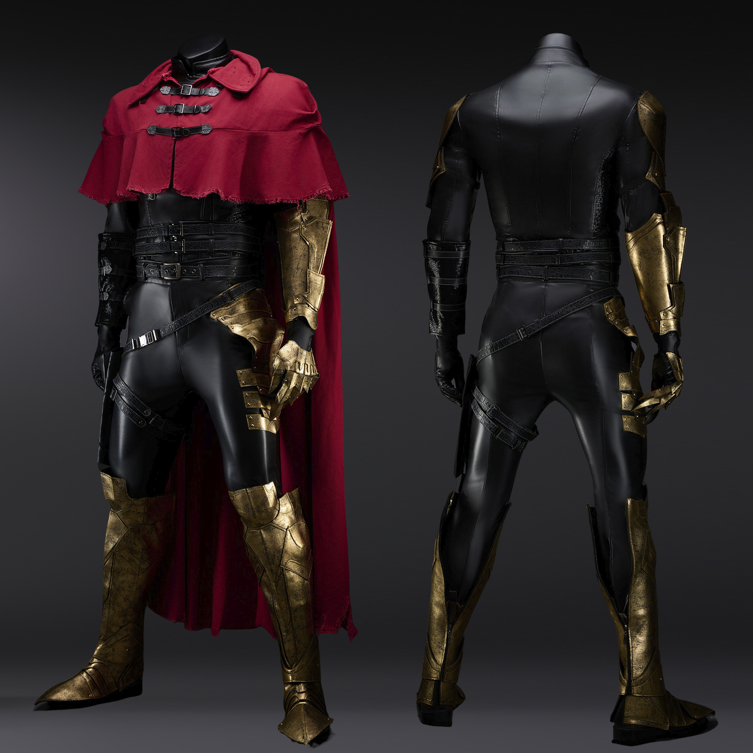 Final Fantasy VII Vincent Valentine Costume Cosplay Suit with Cloak Ver ...