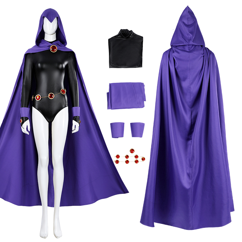 Rachel Roth Costume Cosplay Suit New Teen Titans Unibuyplus