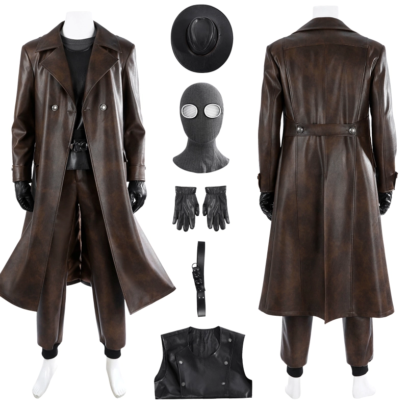 Spider Noir Cosplay Costume Suit Spider-Man Noir Unibuyplus