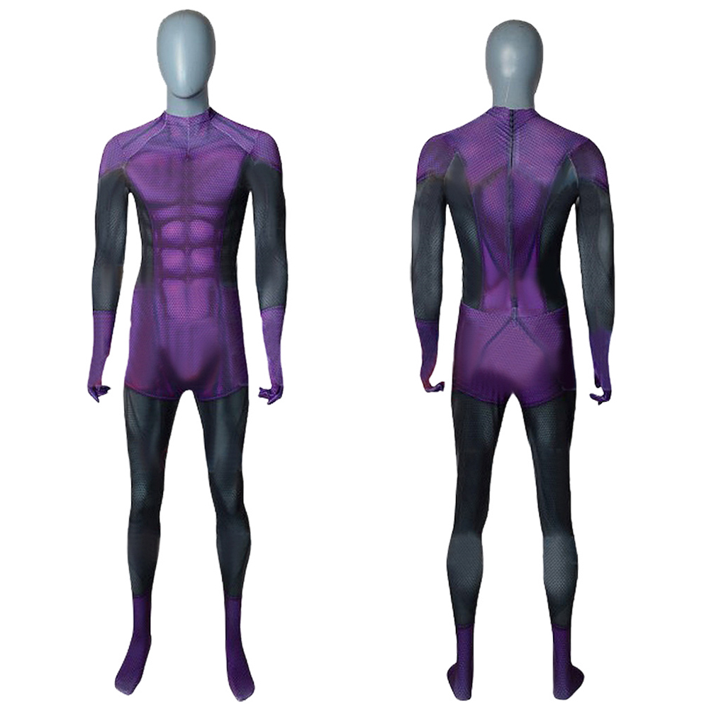 Teen Titans Beast Boy Costume Cosplay Suit Bodysuit For Kids Adult ...