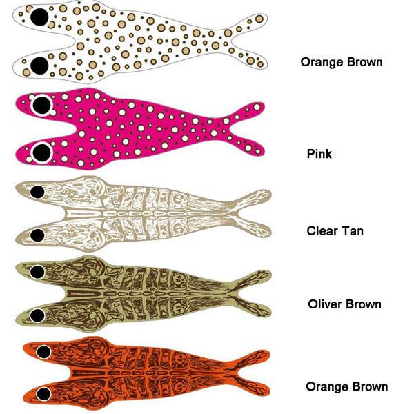 Riverruns 40pcs/Bag Pro 3D Shrimp Shell Super Realistic Fly Tying Material