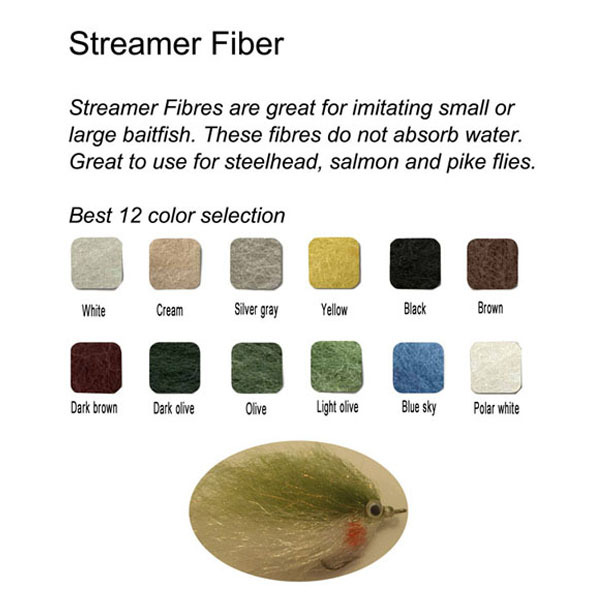 Streamer fiber