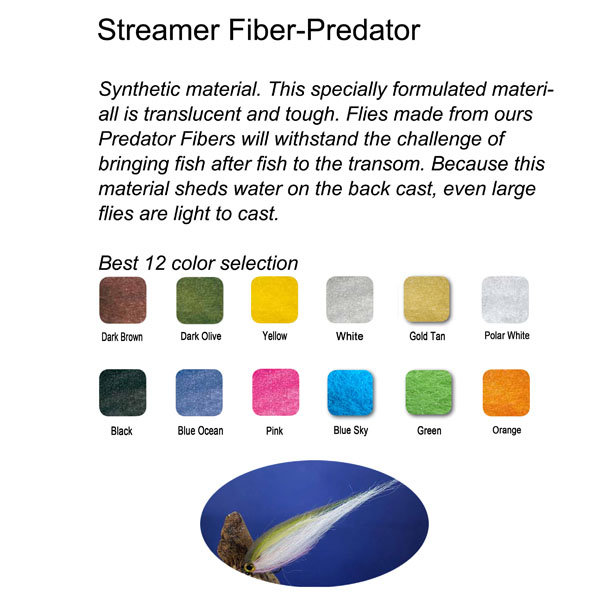 Streamer fiber- Predator