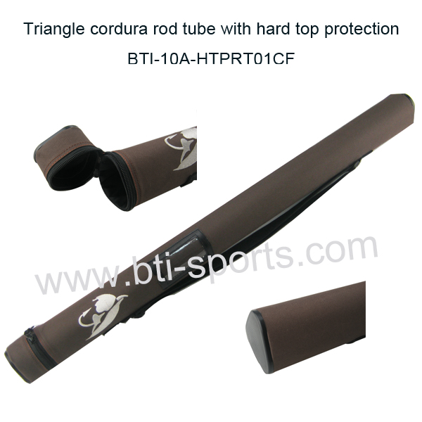 Triangle cordura rod tube with hard top protection
