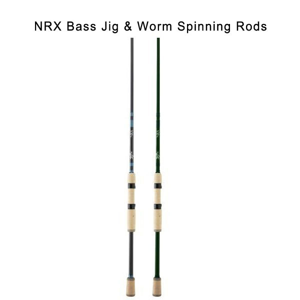 US NRX Bass Jig & Worm Spinning Rods