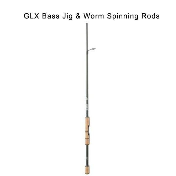 US GLX Bass Jig & Worm Spinning Rods
