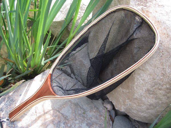 03G-A12 Traditional Hand Trout Wooden Net