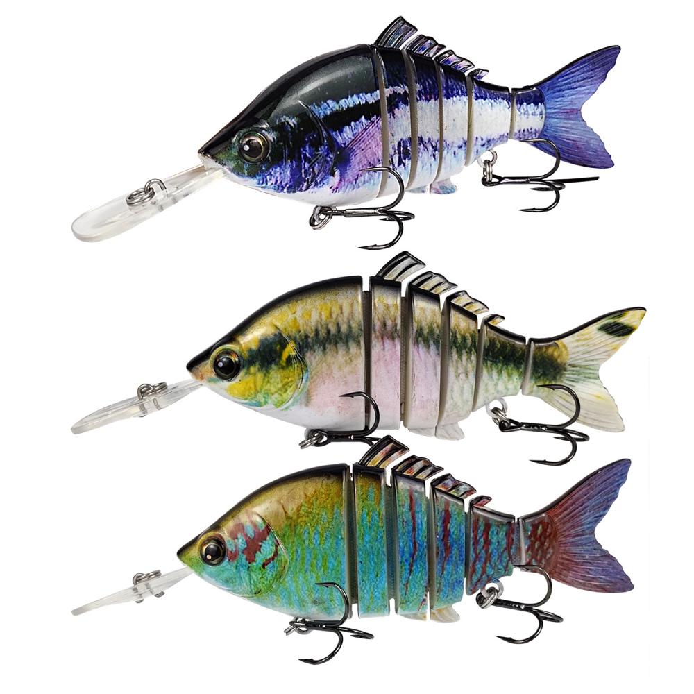 Eupheng 6 Sections 150mm 32g ABS Sun Fish Jointed Fishing Lure With ...