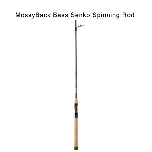 US MossyBack Bass Senko Spinning Rod