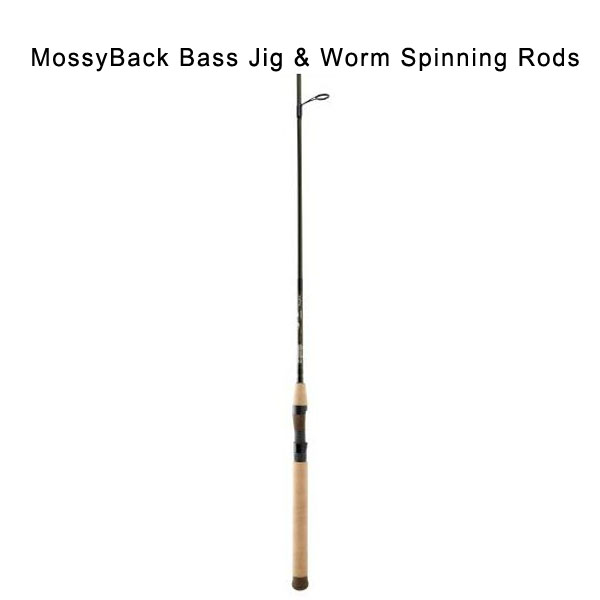 US MossyBack Bass Jig & Worm Spinning Rods