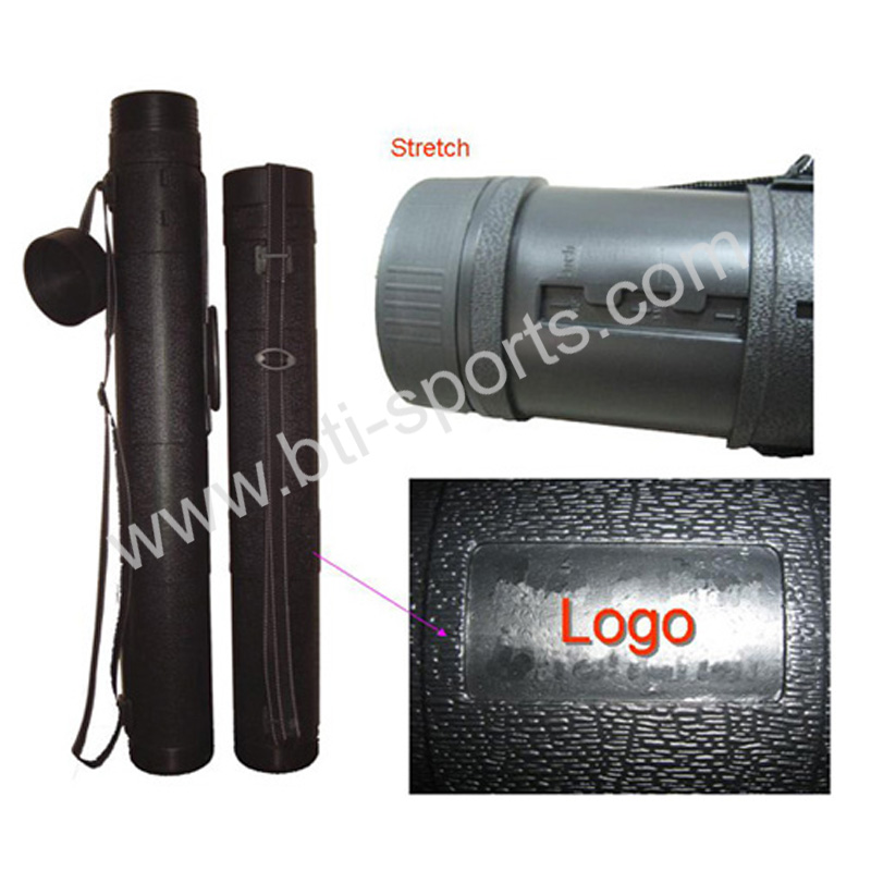 Extended plastic rod tube