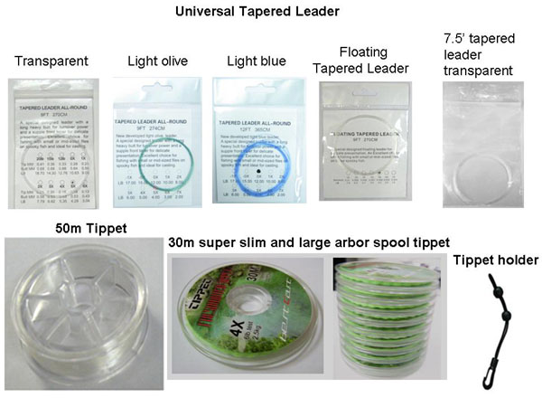 Tapered leader&Tippet