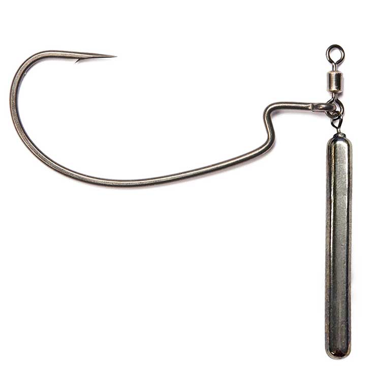 BTI-08C-090 Tungsten jika rigging worm hook