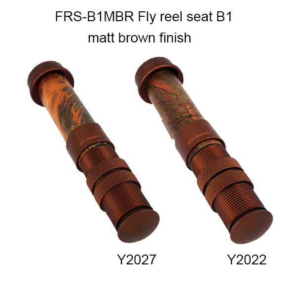 BTI-FRS-B1 Fly reel seat B1 matt brown finish