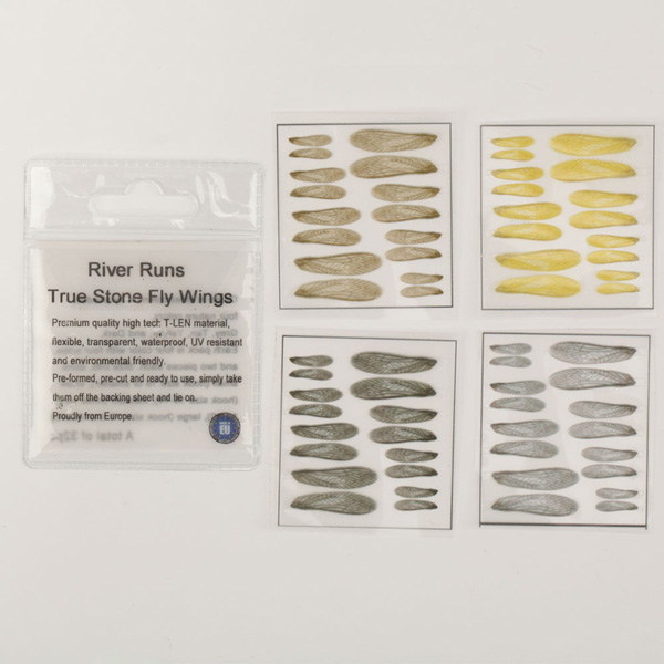 Riverruns Realistic Flies 32pcs/Bag Stone Dry Fishing Flies Wings 4 ...