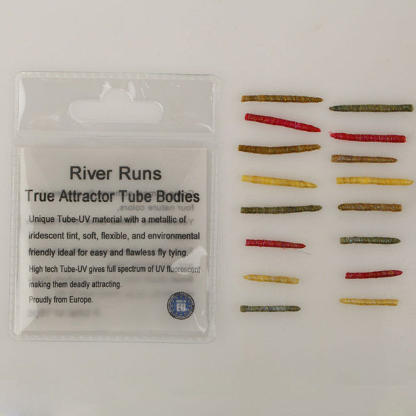 Riverruns Realistic Flies 16pcs/Bag UV Flies Attractor Tube Body 4 ...