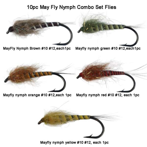 May fly nymph flies