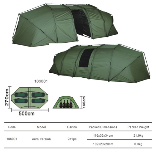 Super large space carp fishing bivvy tent