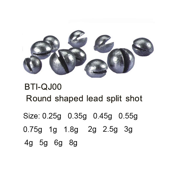 BTI-QJ00 Round shaped lead split shot