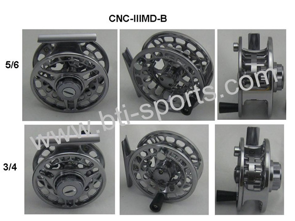 CNC-IIIMD New double click stop reel and medium drag power fly reel