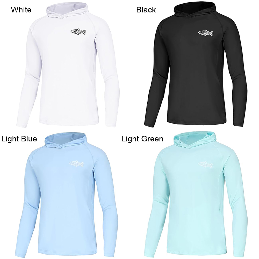 BTI-11E-1016 Solid color UPF 50+ hoodie