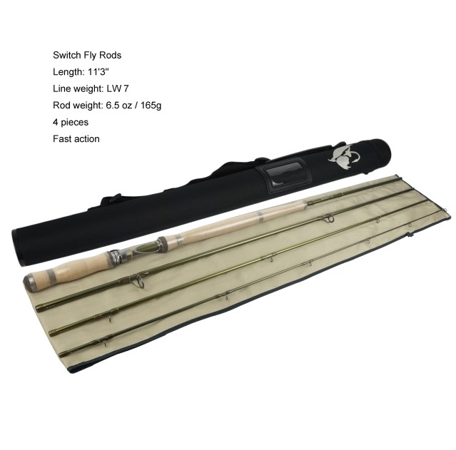 Switch fly rods set one 11'3'' LW7 4SEC