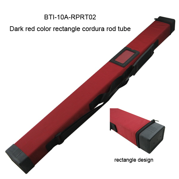 Rectangle cordura rod tube with hard top protection