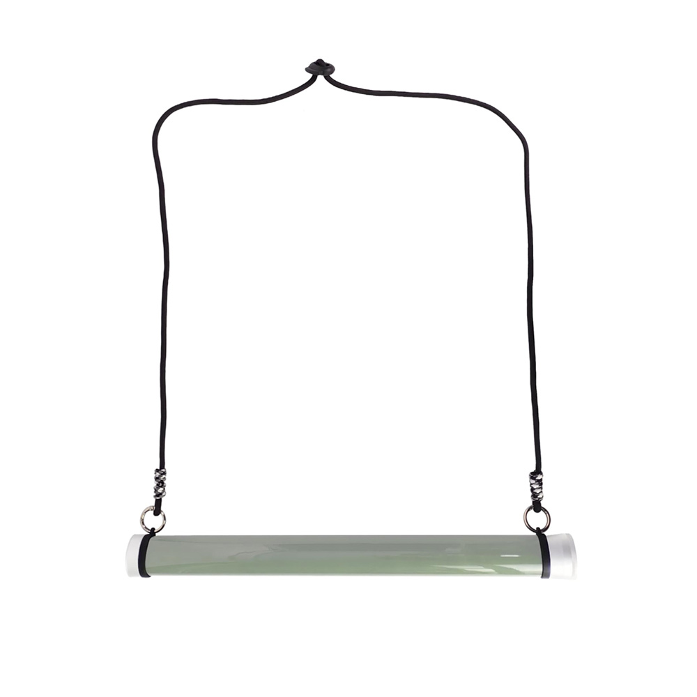 Adjustable Tenkara Rod Tube Sling Strap with Durable Silicone Loop