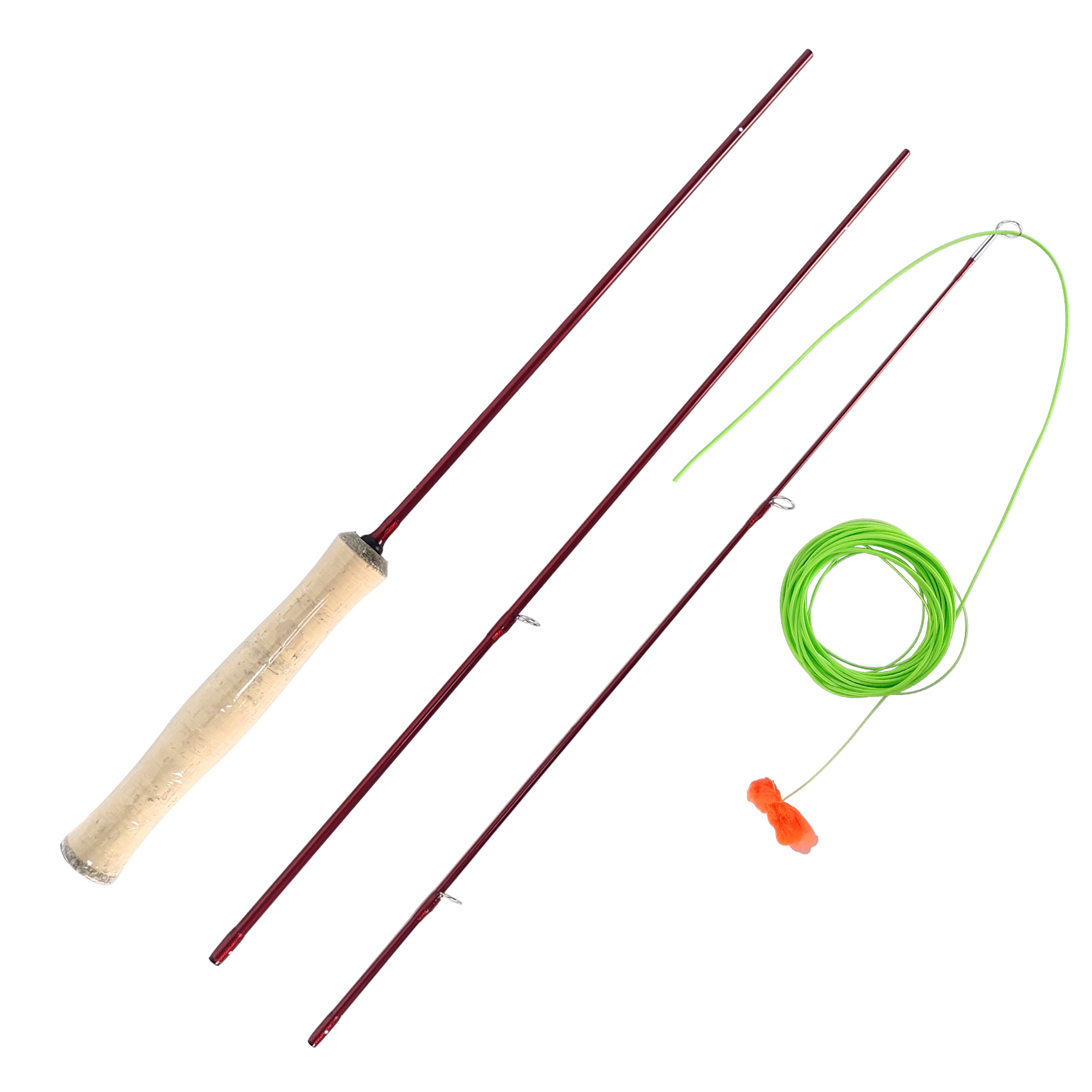 Graphite Practice Fly Rods 3 Sections