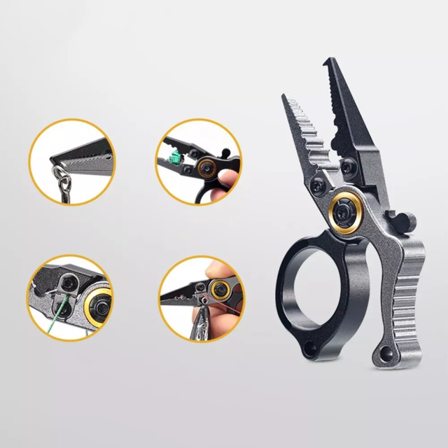 BTI-09E-1305 Mini Split Ring Pliers with Tungsten Cutter