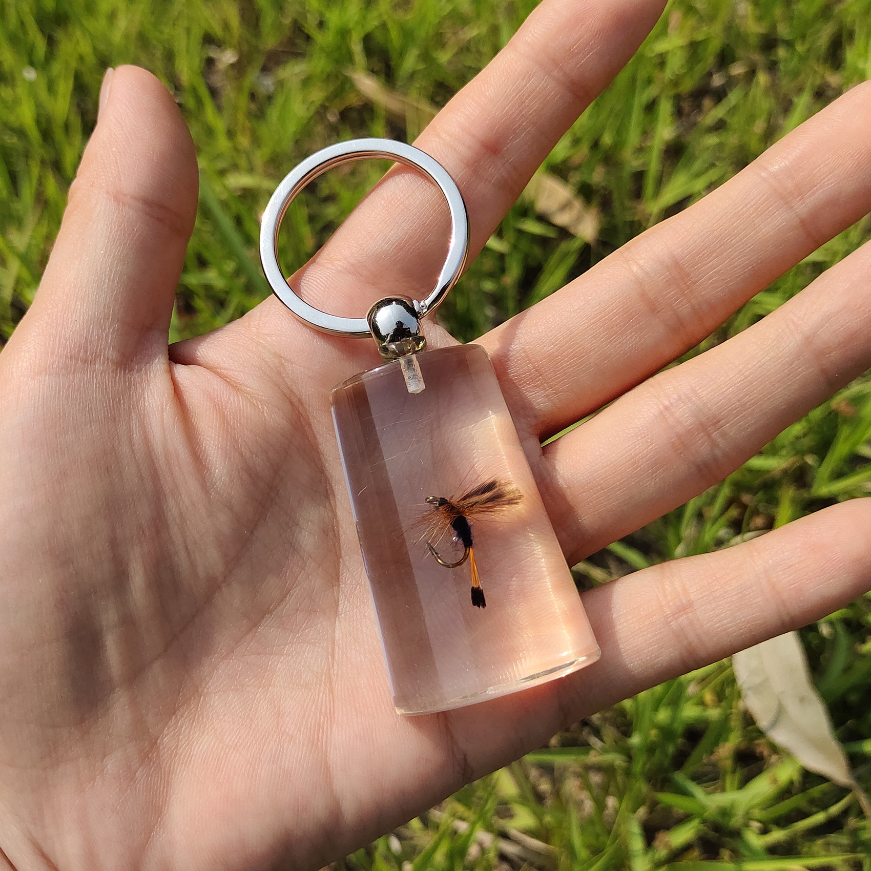 BTI-14F Key ring with fly insert