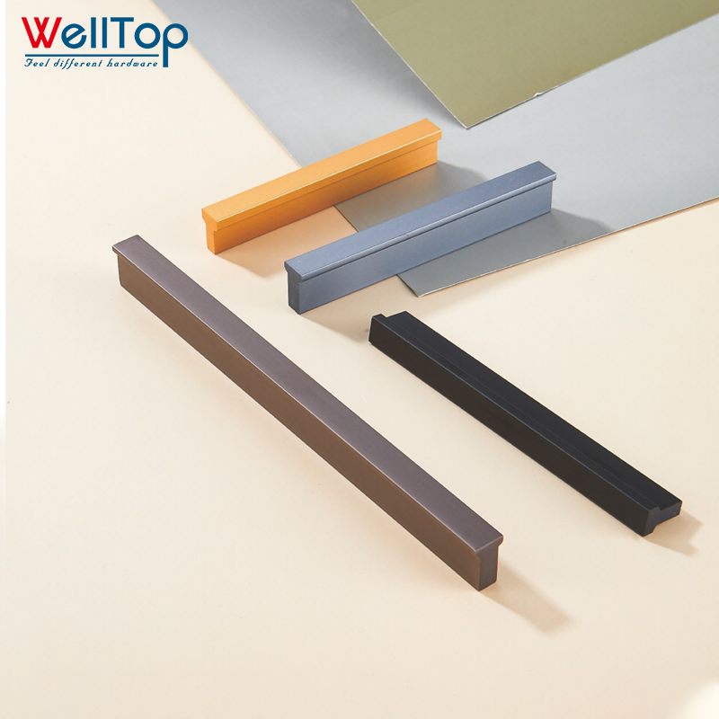 A0401034 Sleek New Designs in Aluminum Cabinet Pulls - Customize Your Space