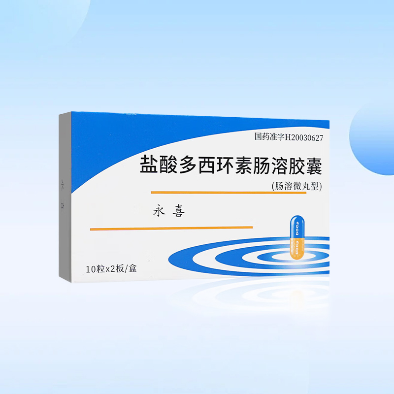 Doxycycline Hyclate Enteric-Coated Capsules: Global Direct Shipping ...