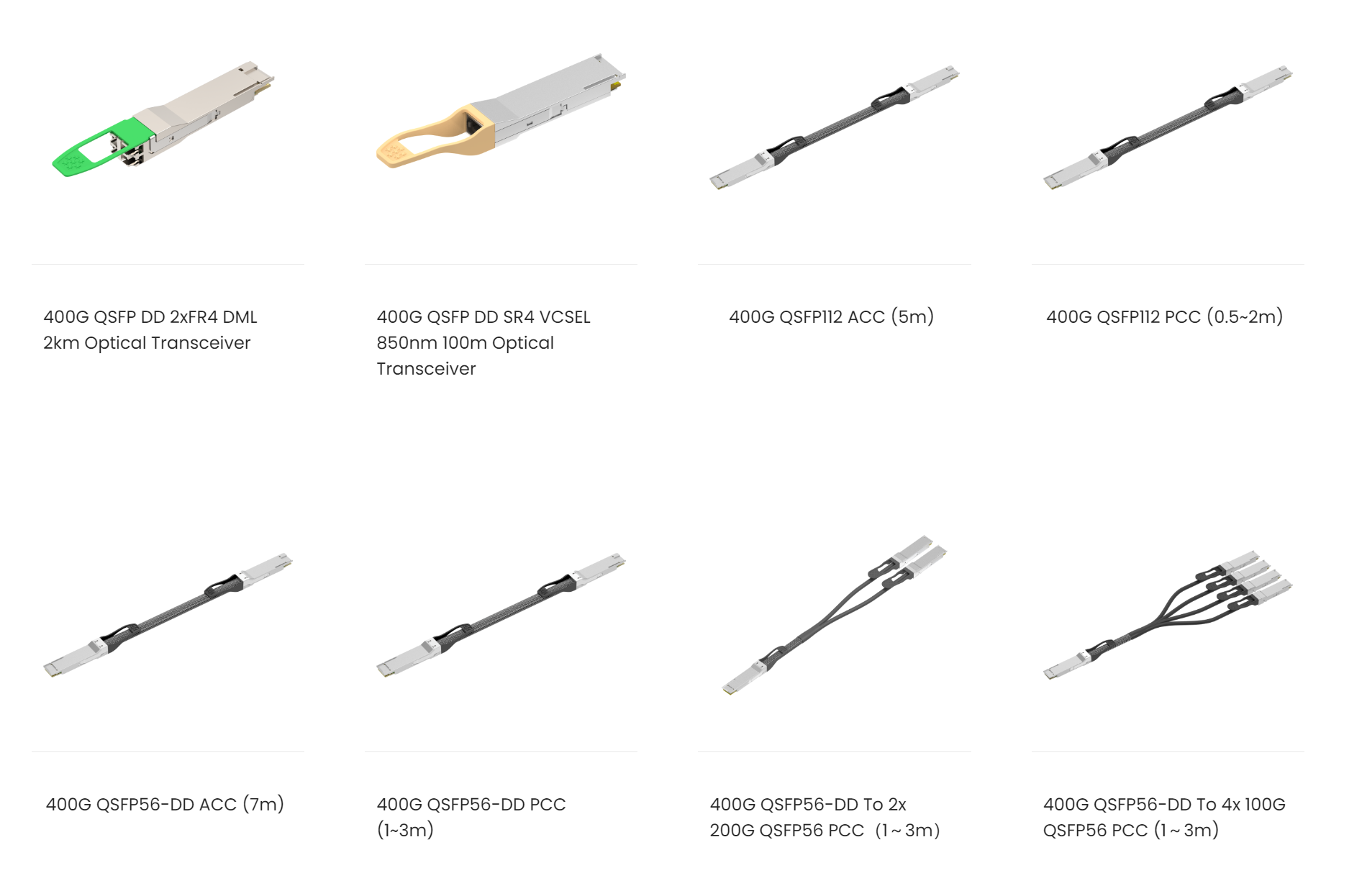 400GE QSFP-DD LR4 EML CWDM4 10km Optical Transceiver Module