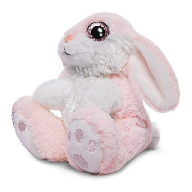 8.5" Easter Plush Bunny Rabbit Stuffed Animals Pink Grey