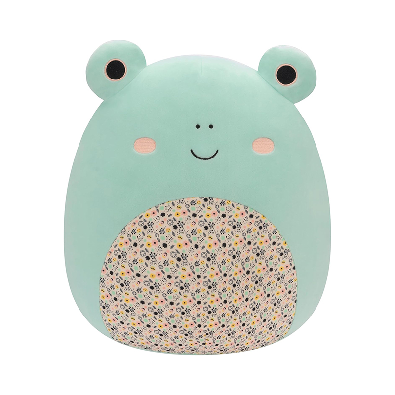 14-Inch Green Frog Easter Stuffed Animal Large Plush Toy
