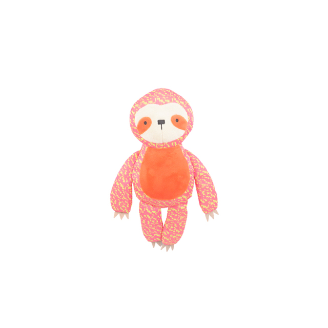 Orange Sloth Dog Plush Toy
