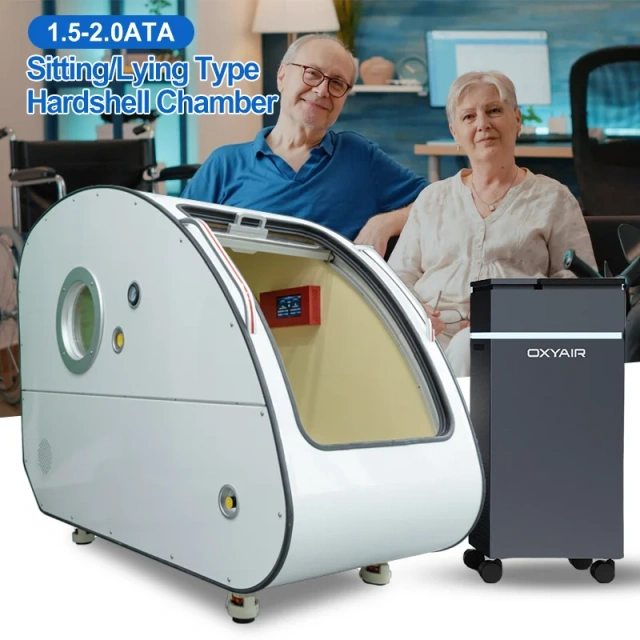 1.5-2.0 ATA Hyperbaric Oxygen Chamber Hard Shell Sitting HBOT Chamber