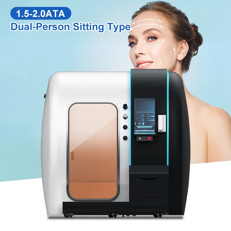 2.0ATA Dual-Person Hard Shell Sitting Type Hyperbaric Oxygen Chamber ...