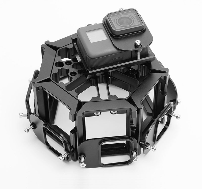 PG5-8 360VR Panoramic Rig For GoPro Hero5