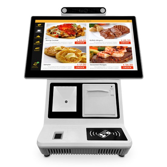 Small Size Retail Desktop Kiosk Order Pos Payment Terminal