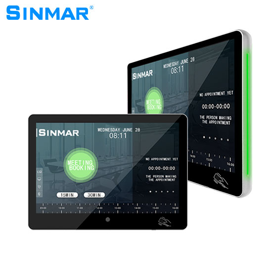 Meeting room tablet - conference booking tablet