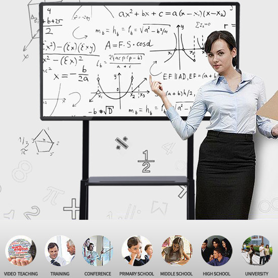 Smart interactive whiteboard classroom digital board for teaching
