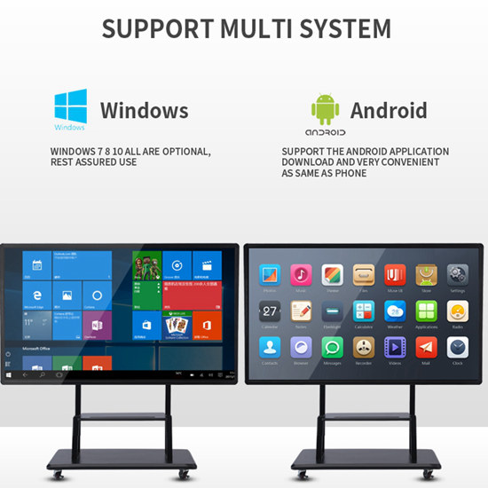 Smart interactive whiteboard classroom digital board for teaching